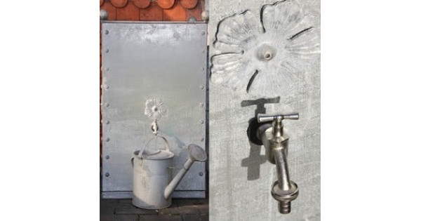 Buy Galvanised Steel Water Butt 320 Litre Online - Garden Equipment