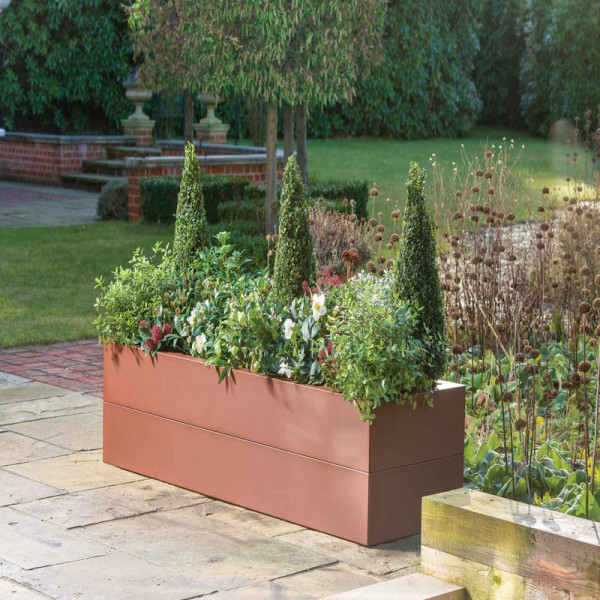 Buy Harrod Superior Metal Raised Beds Corten Effect Online - Plant Care ...