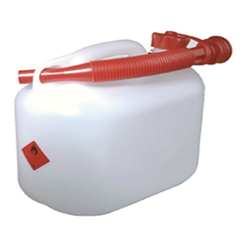 Buy Transparent 5 Litre Plastic Fuel Can Online - Garden Tools & Devices