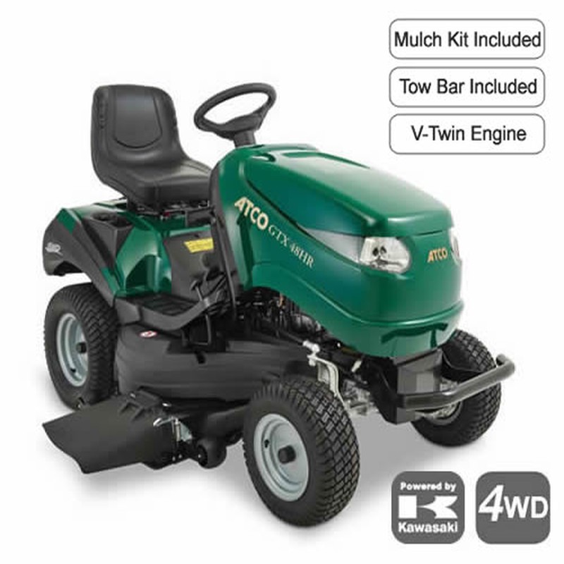 Buy ATCO GTX48HR 4WD Side Discharge Garden Tractor Online - ATCO Lawn ...