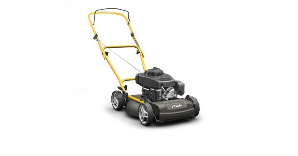 Buy Stiga Multiclip 47 Blue Push Mulching Lawn mower Online - Petrol Mowers